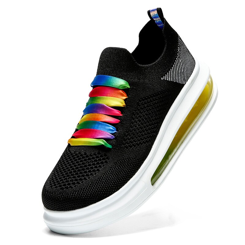 Women Tennis Shoes Breathable Lace-Up Air Mesh Soc... – Vicedeal