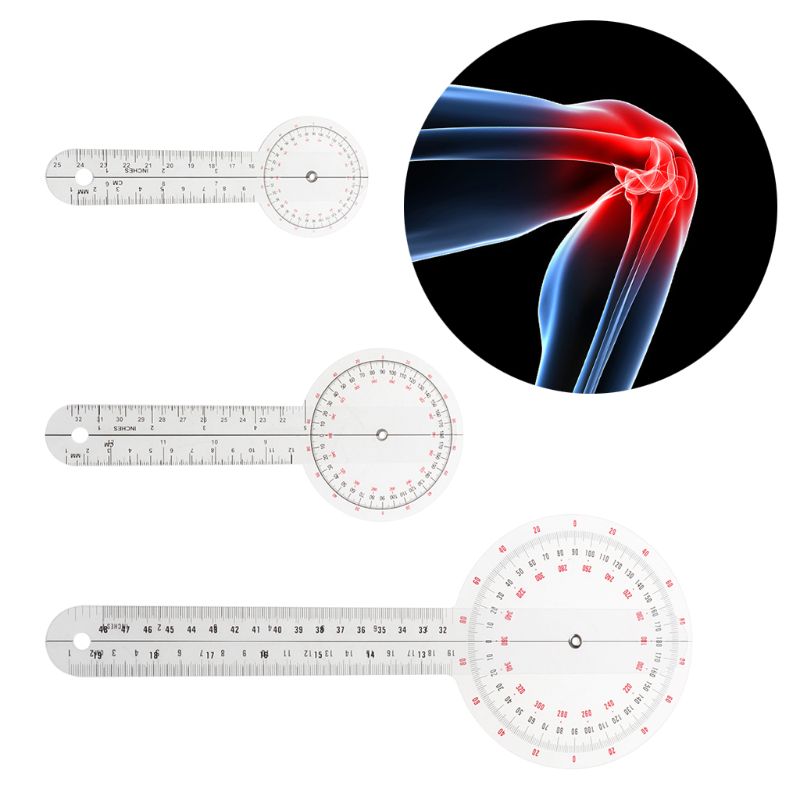 3Pcs/Set Physio Goniometer Angle Protractor Inch R... – Grandado