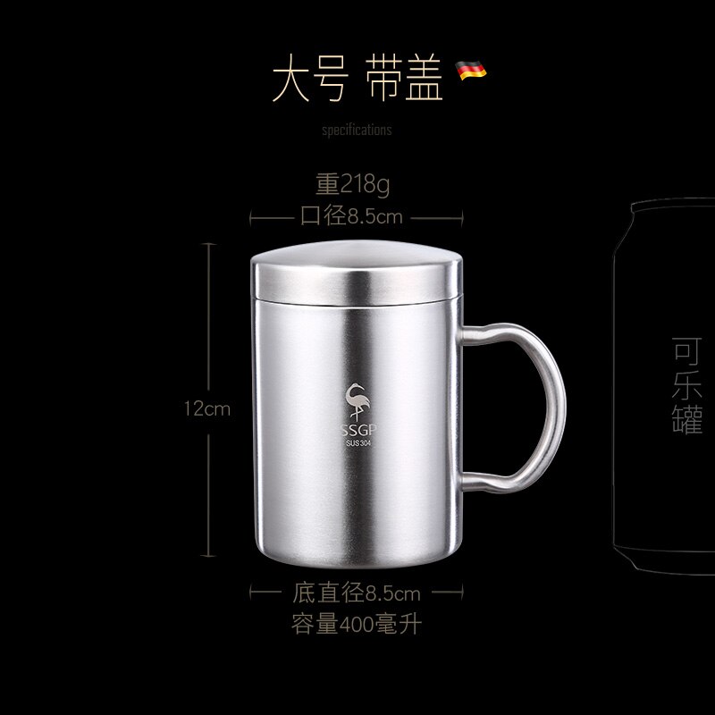 SSGP 304 Stainless Steel Cup Coffee Mug Travel Mug... – Vicedeal