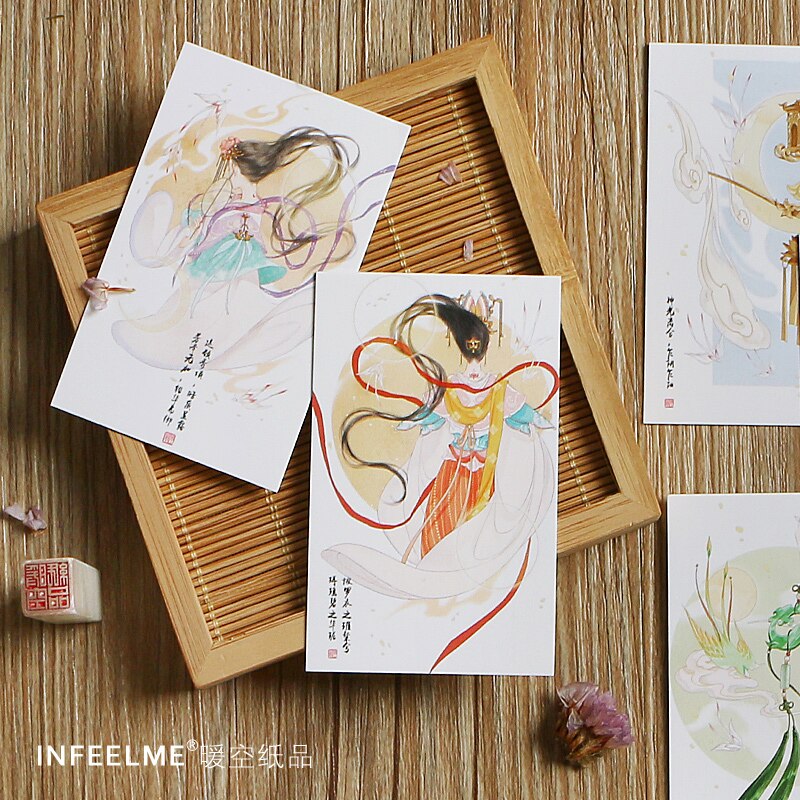 28 Sheets/Set Oude Mythologie Luo Shen Fu Lomo Kaa... – Vicedeal