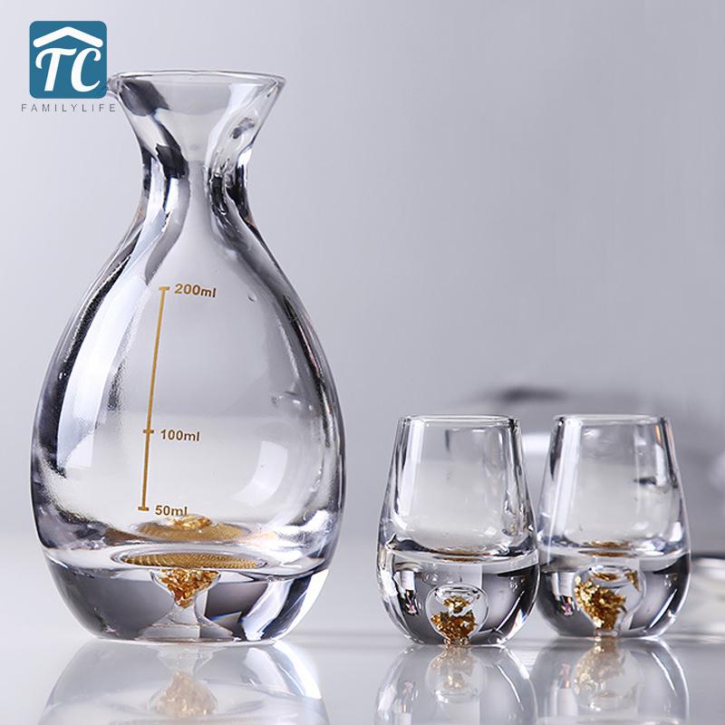 Wine Decanter Crystal Cup Vodka Spirit Sheezer Win... – Grandado