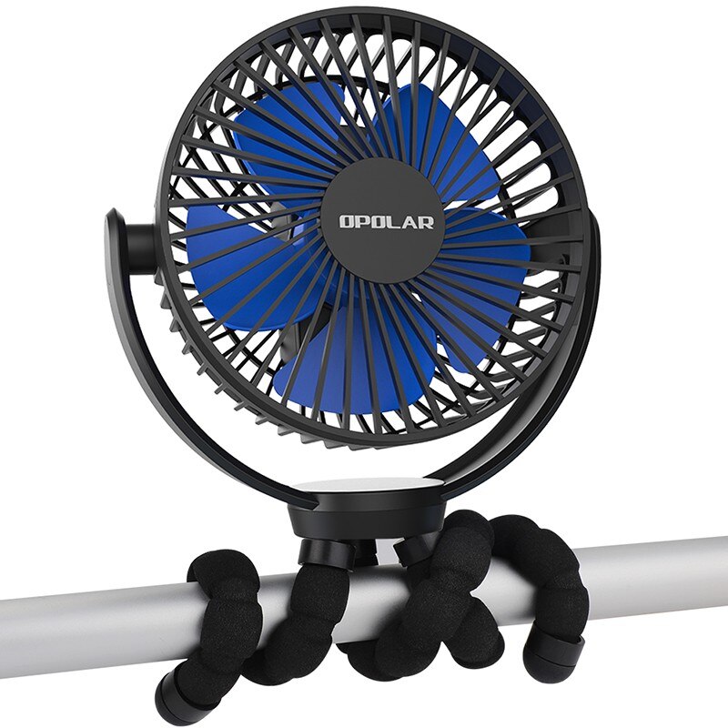 Clip Fan with Flexible Tripod Rechargeable Battery... – Vicedeal