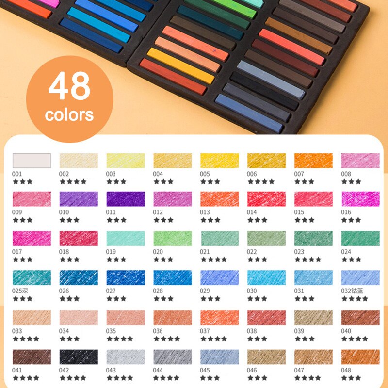 Soft Pastel Set Square Pastels Chalks Square Artis... – Vicedeal
