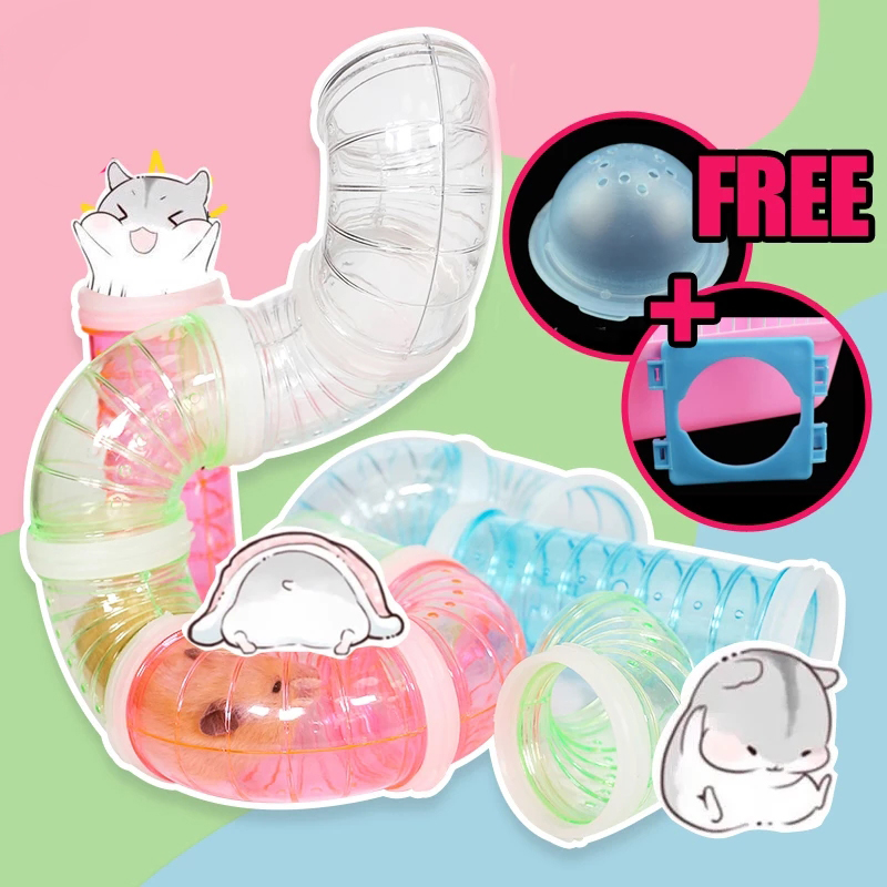 Skinny Pig Hamster Tube Toy DIY Assorted Hamster M... – Grandado