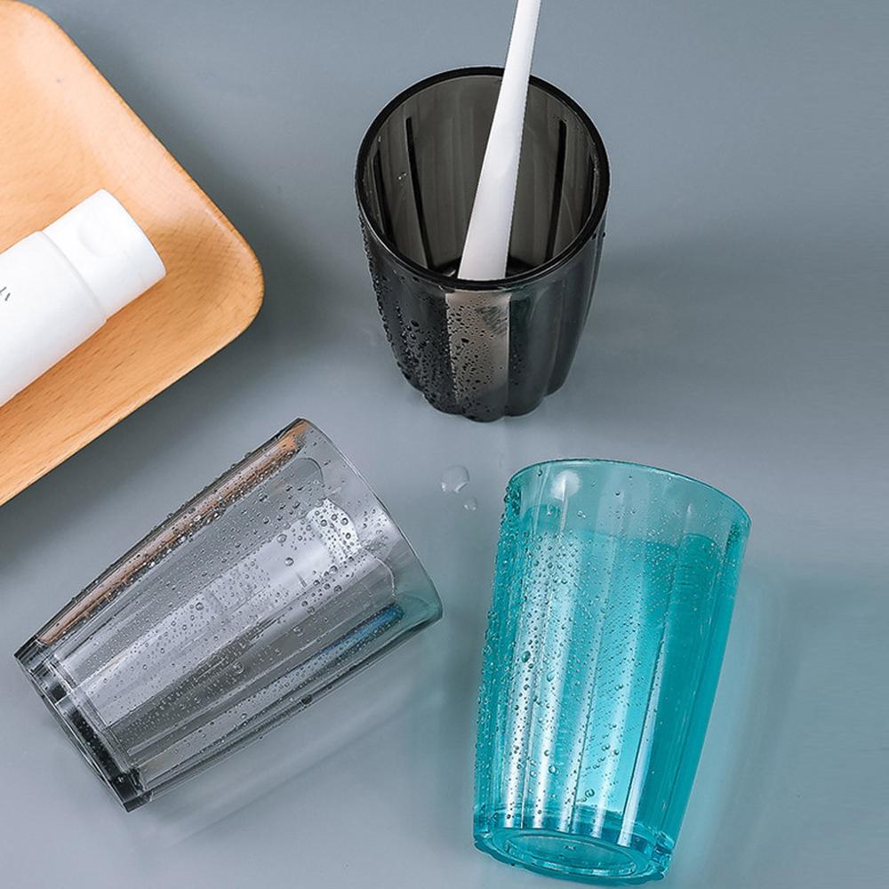 1Pc Transparent Toothbrush Cup Bathroom Tumbler Ho... – Grandado