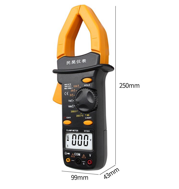 Digital Amper Clamp Meter Multimeter Current Clamp... – Grandado