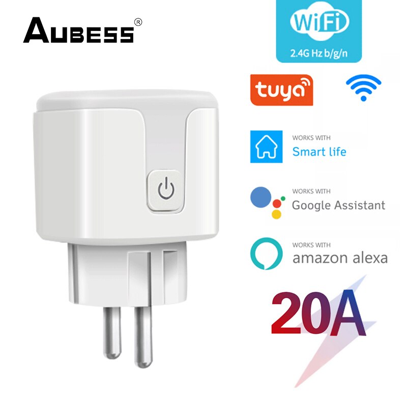 16A 20A Wifi Smart Plug Eu Smart Socket Met Power ... – Vicedeal