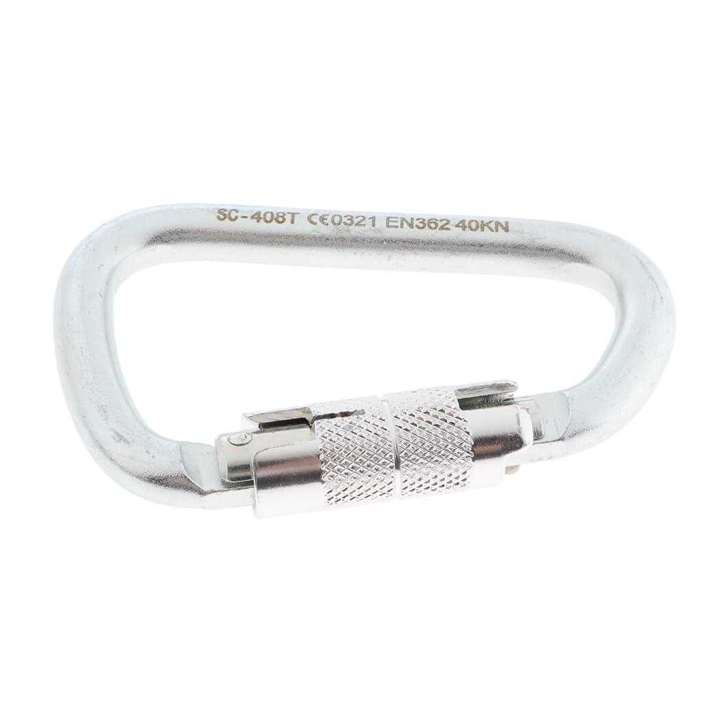 40KN Strong Durable Auto Locking Carabiner for Saf... – Grandado