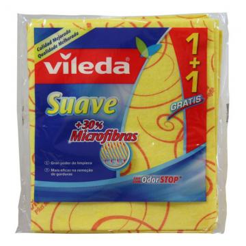 VILEDA BAYETA 1+1 SUAVE MICROFIBRAS – Grandado