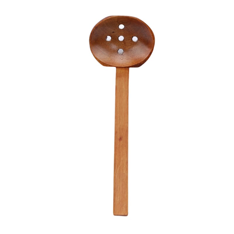 Japanese Style Long Handle Wooden Spoon Colander L... – Grandado