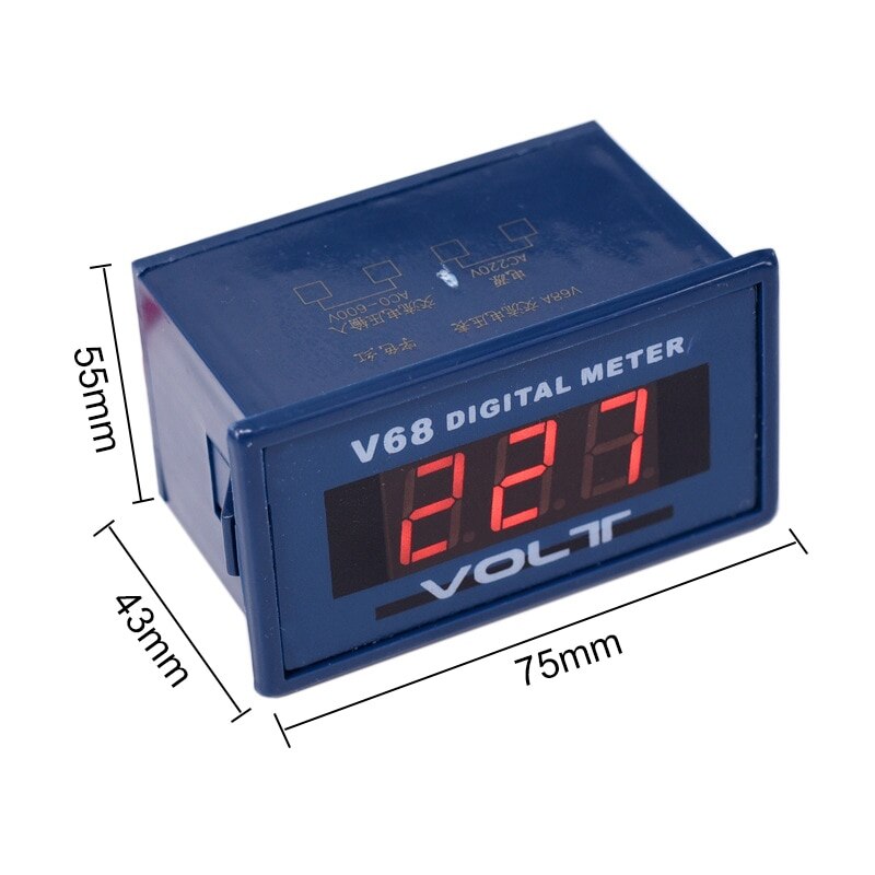 1Pcs 0.56 "Rode Led Digitale Voltmeter Panel Meter... – Grandado