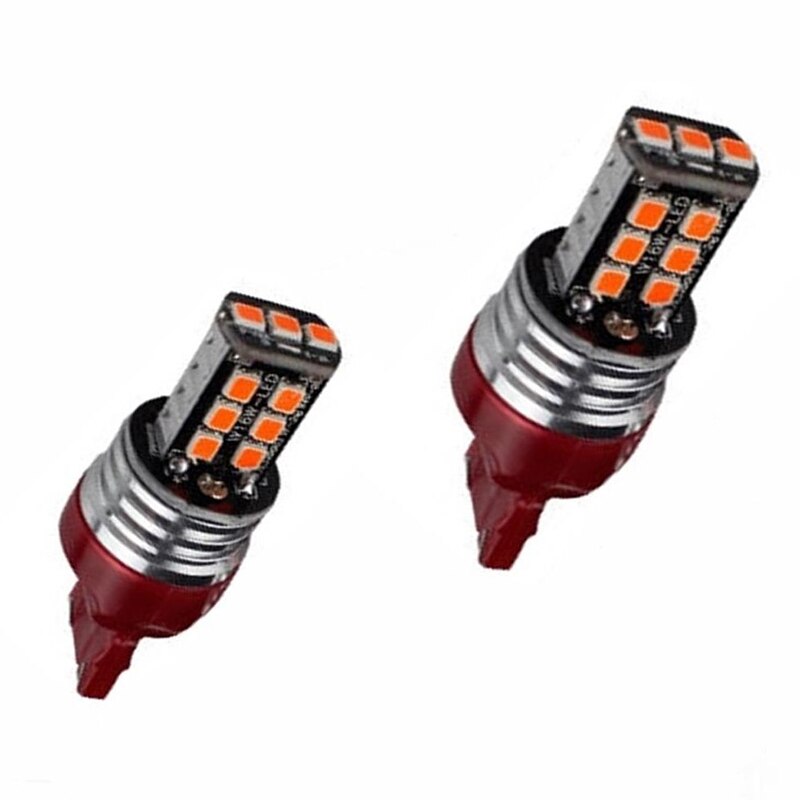 Aluminum Light Red Car 7443 Socket Bulb 2x Stop Pr... – Grandado