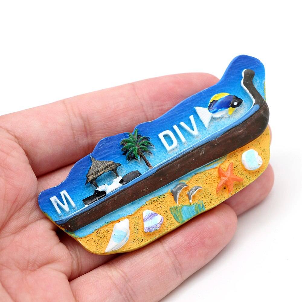 Maldives Doni ship 3D magnetic refrigerator paste ... – Grandado