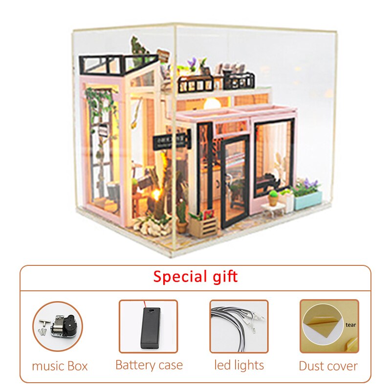 Diy Miniatuur Poppenhuis Kit Moderne Stijl Houten ... – Vicedeal