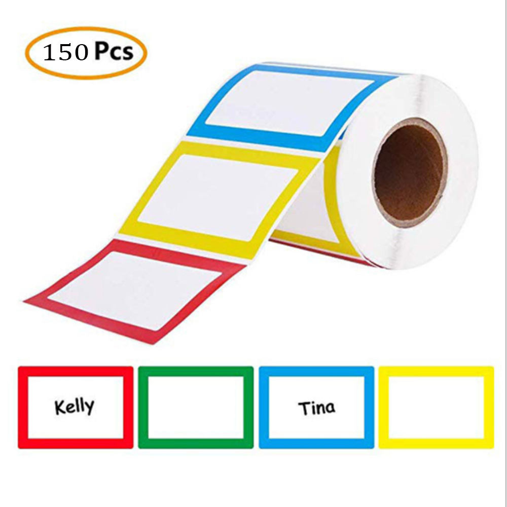 300 Pcs/Roll Kleurrijke Naam Stickers Tags Stok Op... – Vicedeal