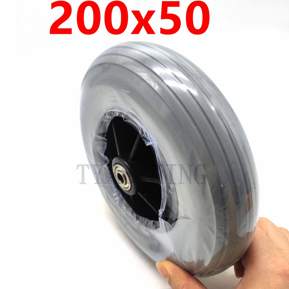 200X50 Effen Wheel Tyre 8X2 Inch Verdikking Wiel 2... – Grandado