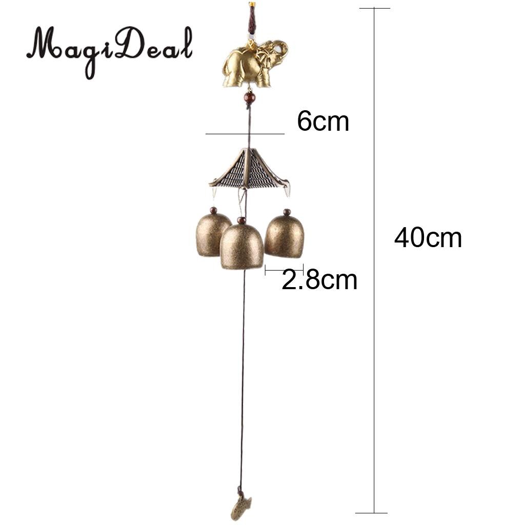 MagiDeal Chinese Elephant Fish Metal Bell Lucky Ha... – Grandado