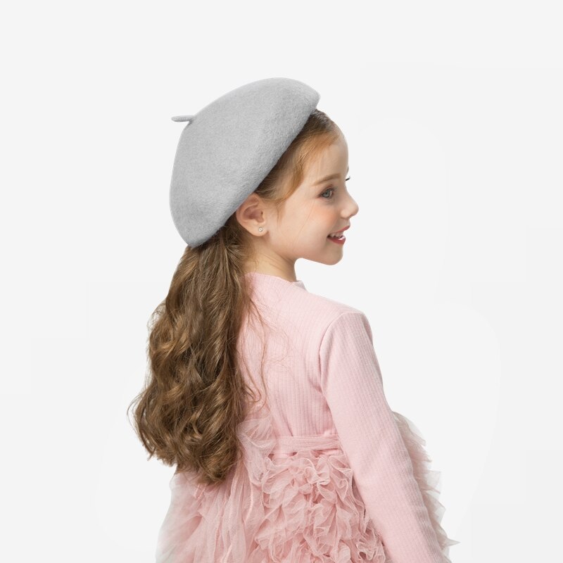 Wool Beret for Kids Children Beanie Hats Children'... – Grandado