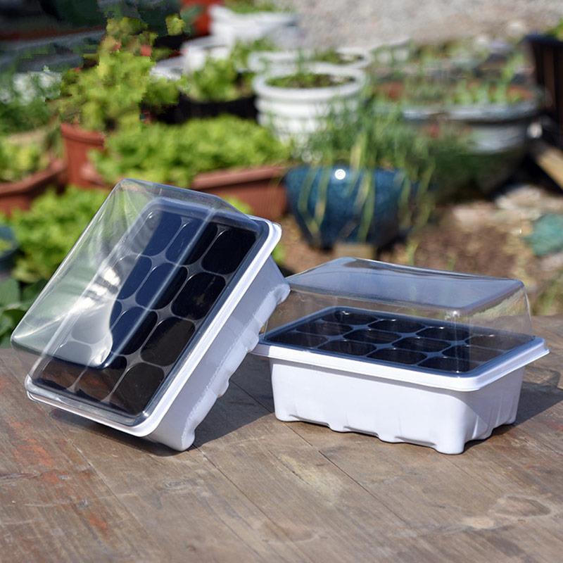 10pcs 12 grid Nursery Pots Planting Seed Tray Kit ... – Grandado