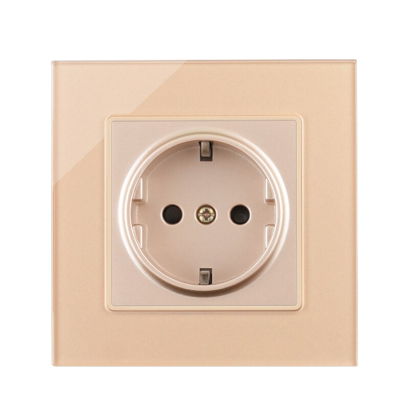 16A EU DE Plug Power Socket Wall Outlet Double Tri... – Vicedeal