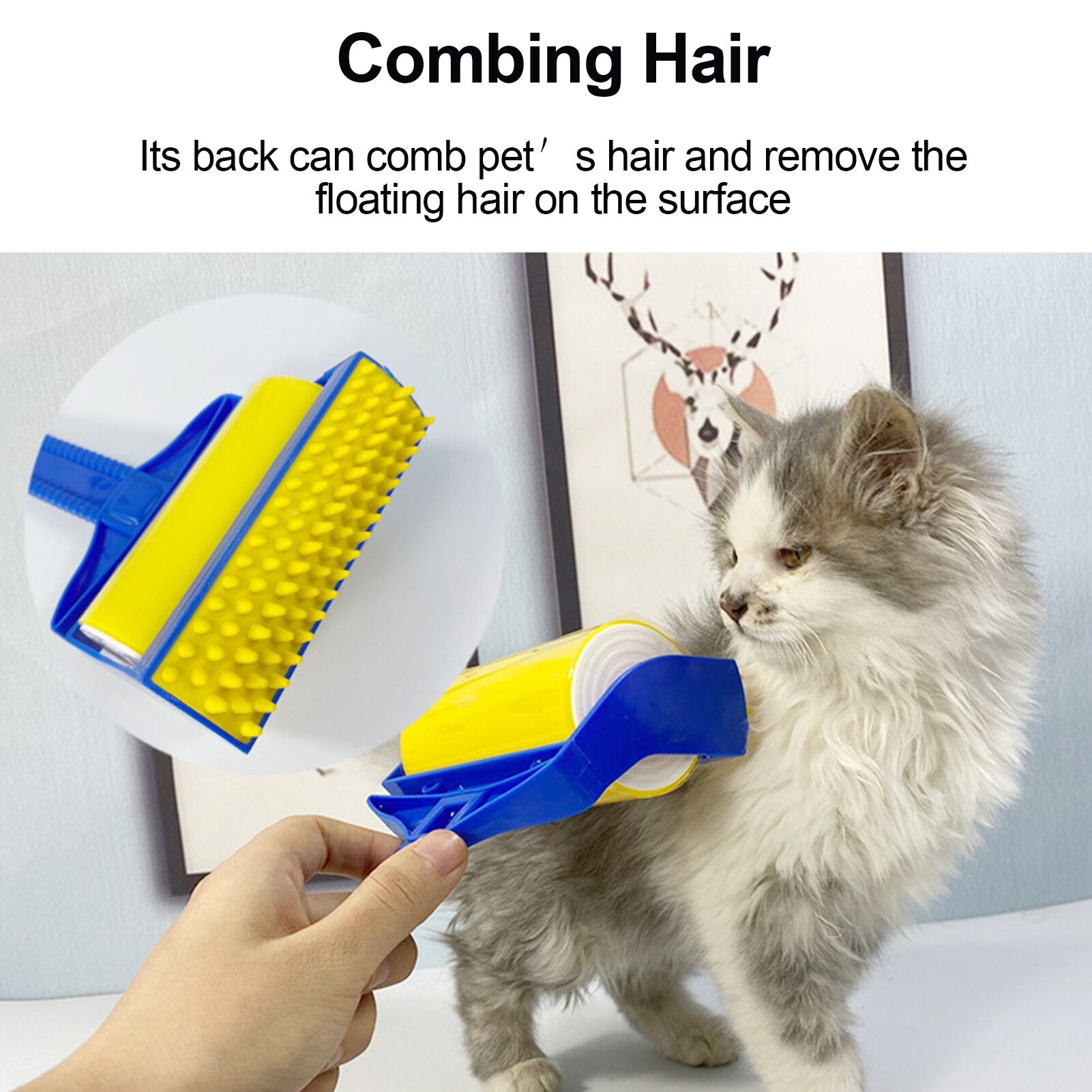 Pet Hair Remover Roller Strong Stickiness Dog Cat ... – Vicedeal