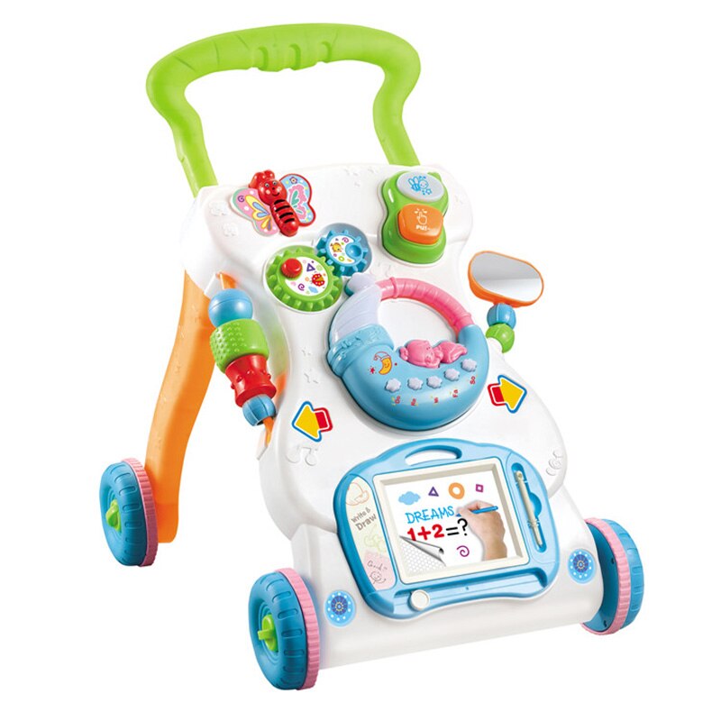 Multifunctional Baby Walker Stand-to-Sit Trolley L... – Grandado