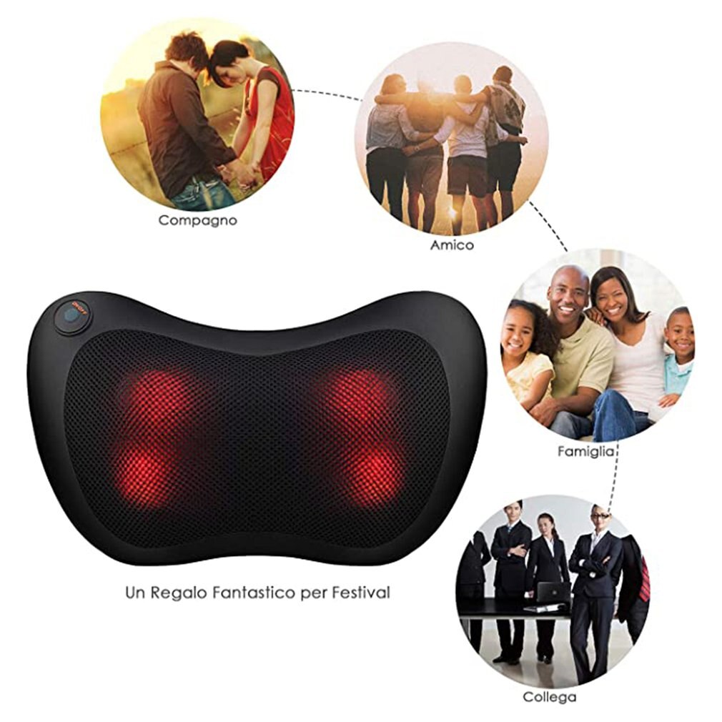 Lumbar Vertebra Massage Cushion Spine Massager Cer... – Vicedeal