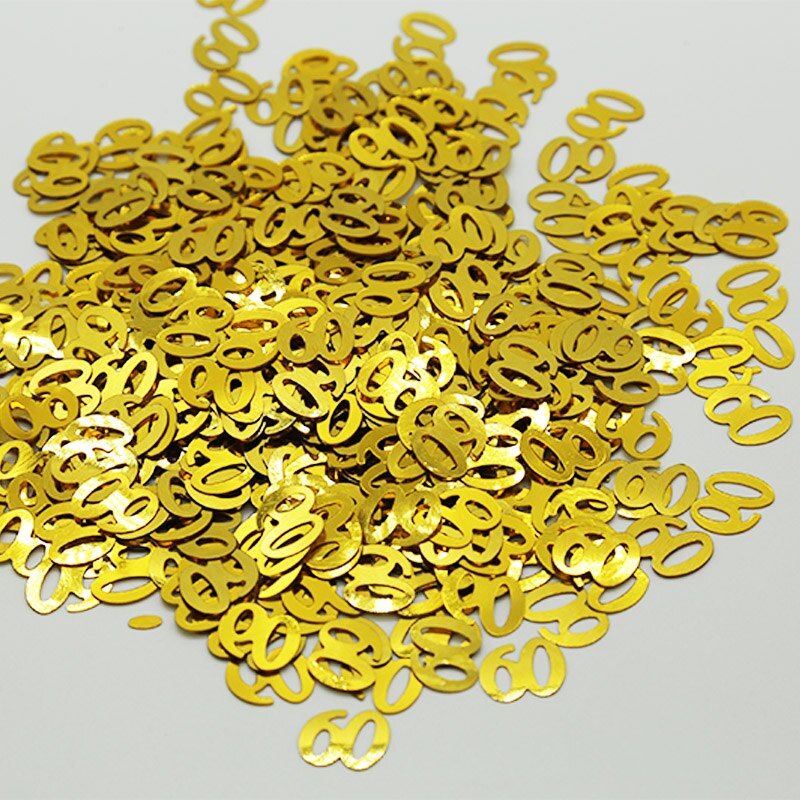 Gold 50th Birthday Confetti 21TH 30th 40th 50th 60... – Grandado