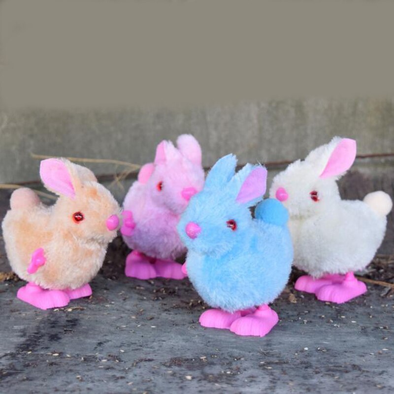 Plastic Plush Small Cartoon Jumping White Rabbit C... – Grandado