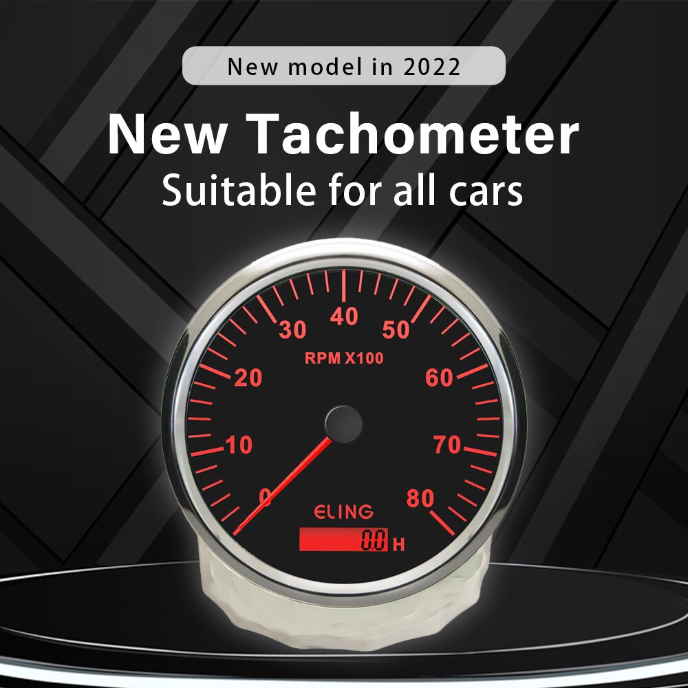 ELING Waterproof 110mm Universal Auto Tachometer R... – Grandado