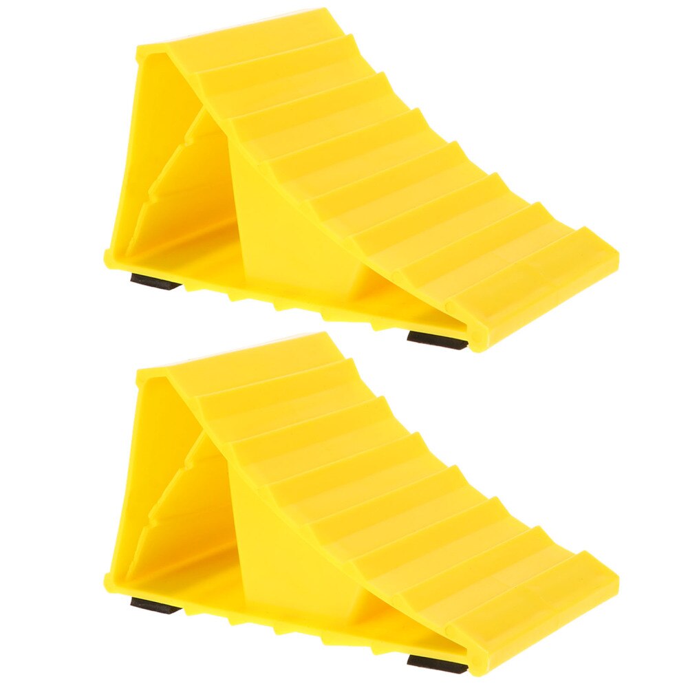 2 Pcs Wheel Chocks Skid Resist High Strength Tire ... – Grandado