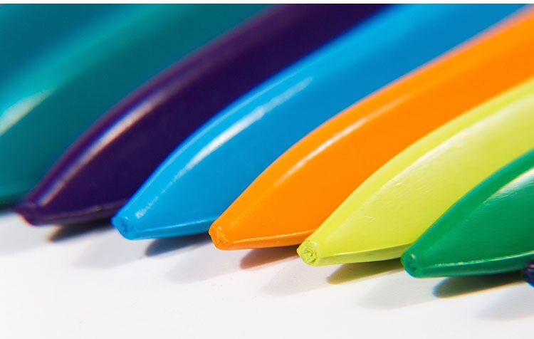 6/12/24color crayon plastic non-toxic color pen ba... – Grandado