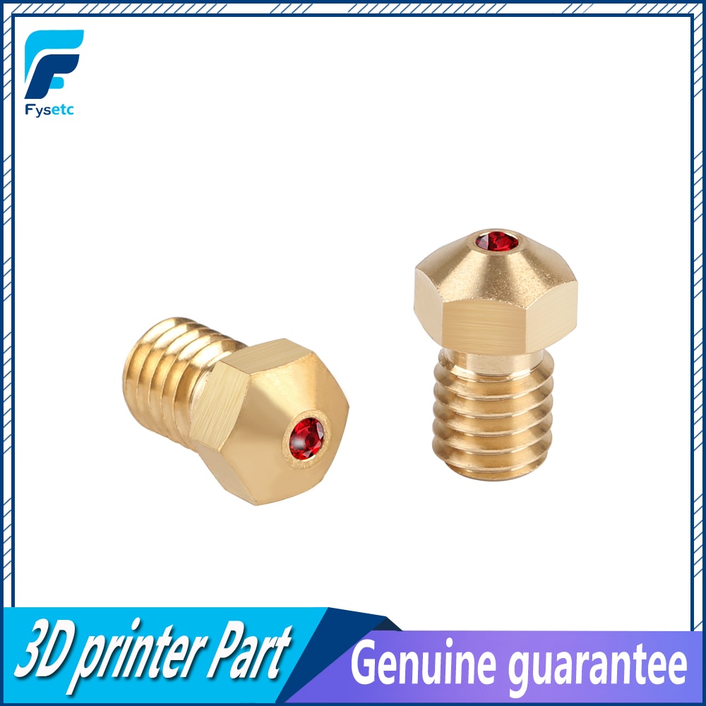 High Temperature E3D Ruby Nozzle V6 1.75mm Nozzles... – Vicedeal