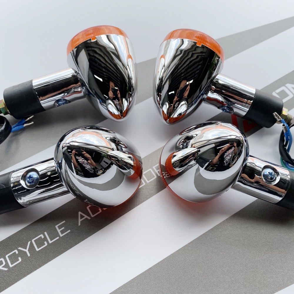 4x Motorcycle Bullet Richtingaanwijzers Voor Honda... – Grandado