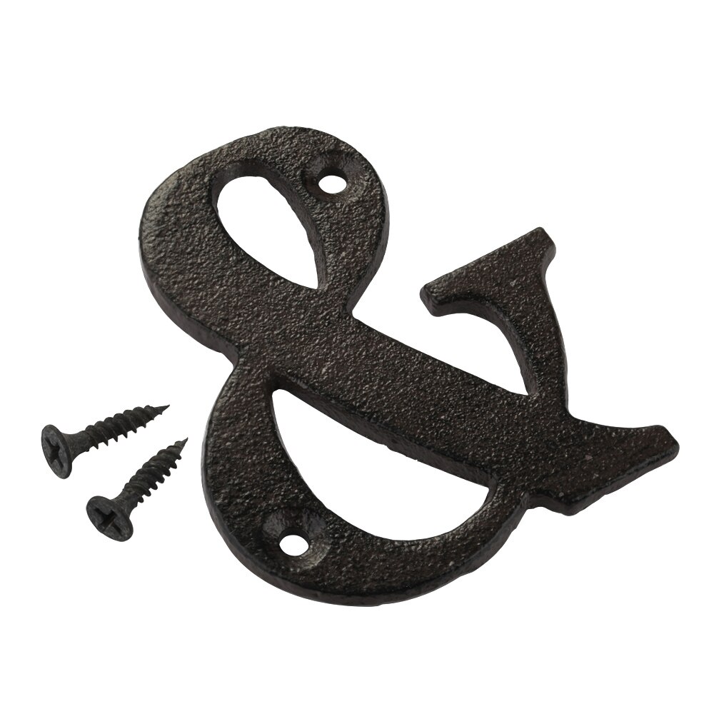 Cast Iron decoratieve Huis Adres Nummer Deur Teken... – Grandado