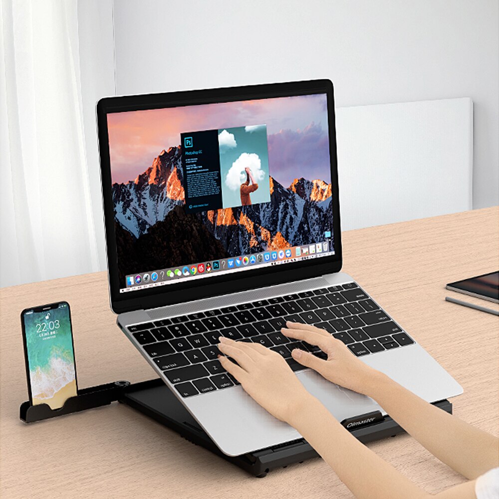 Adjustable Laptop Stand Foldable Base Holder For M... – Vicedeal