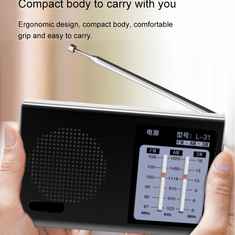 Full Band Radio Portable FM AM SW Radio Receiver R... – Grandado