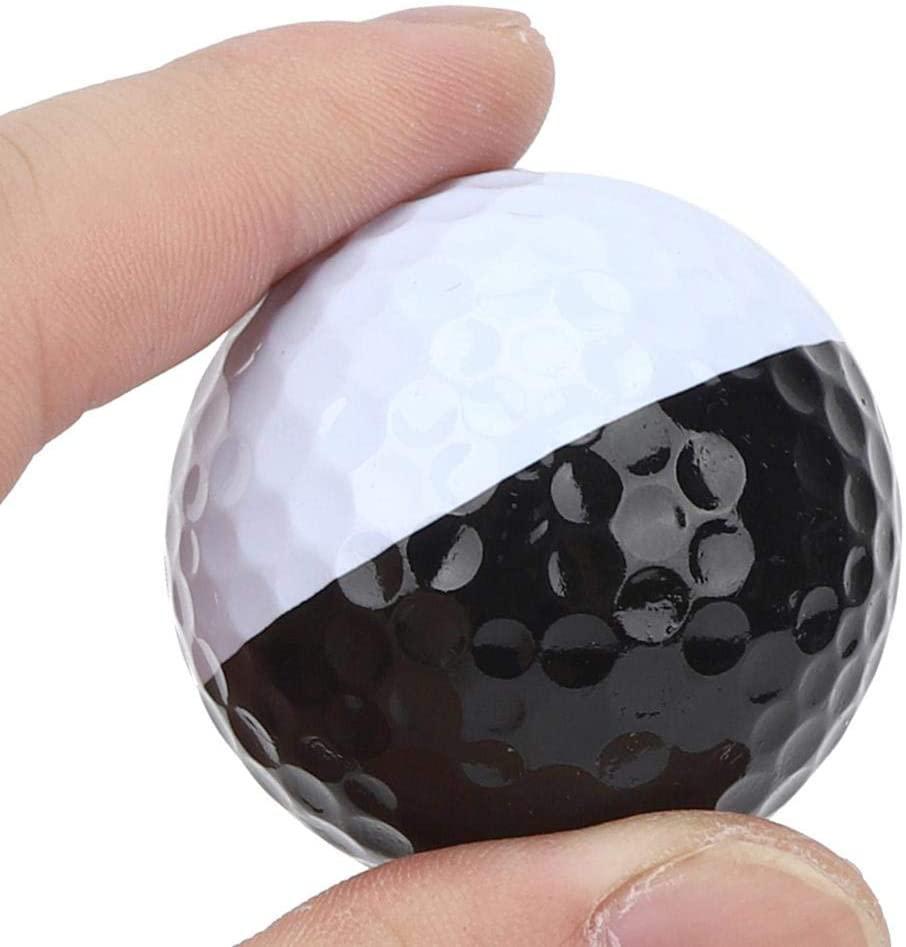 Golf Ball Two Colors Black White Putter Aiming Lin... – Grandado