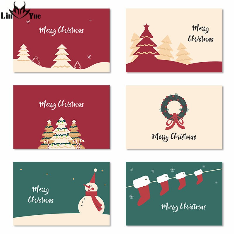 Mix Designs Merry Christmas Message Card Santa Sno... – Grandado