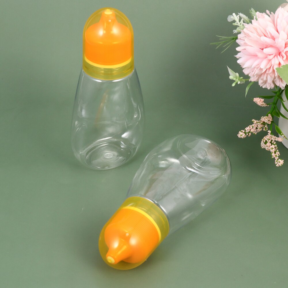 4PCS Transparent Honey Bottle Liquid Food Storage ... – Vicedeal