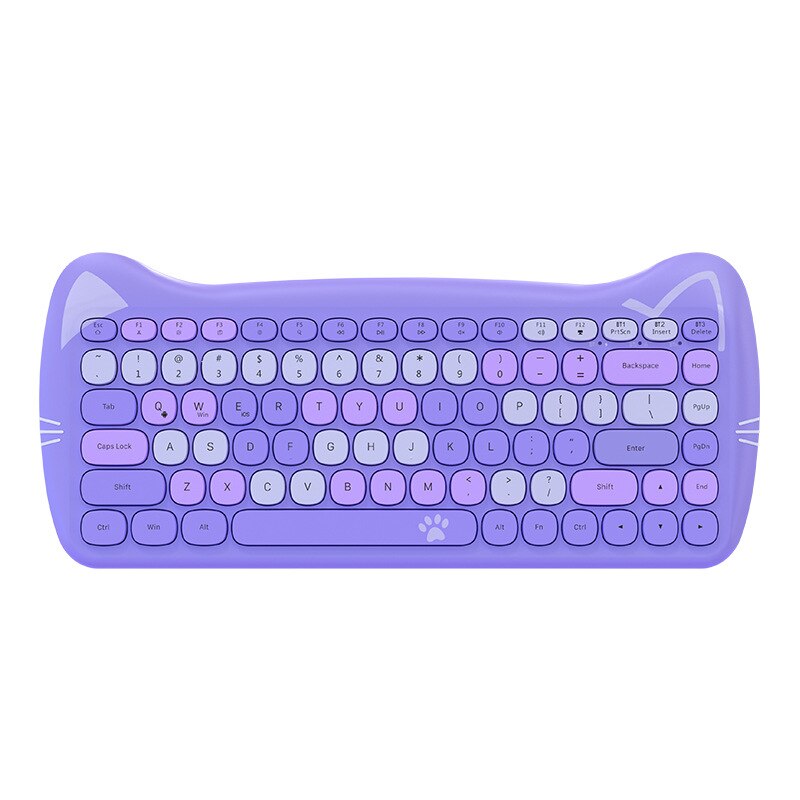 Bluetooth Membrane Keyboard Wireless 2.4G Keyboard... – Grandado