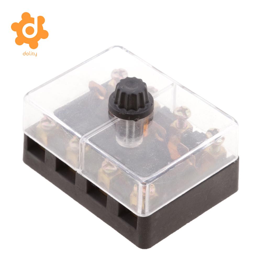 Universal Car 4 Ways Screw Down Fuse Block Box Hol... – Grandado