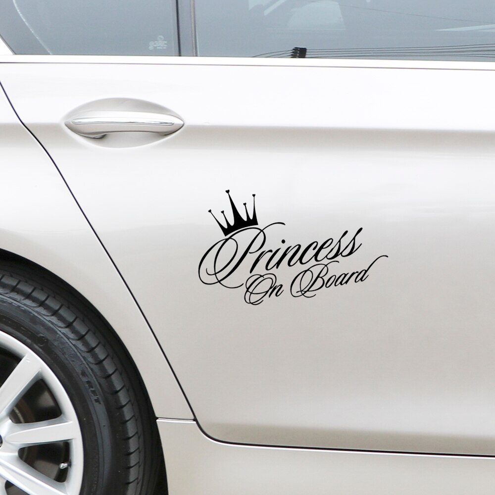 FORAUTO Princess Crown Car Sticker Vinyl Decals Be... – Vicedeal