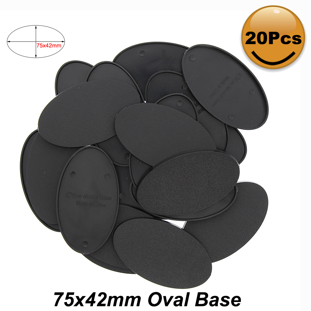Evemodel 20pcs Oval Bases 60X35 75X42 90X52 Model ... – Grandado