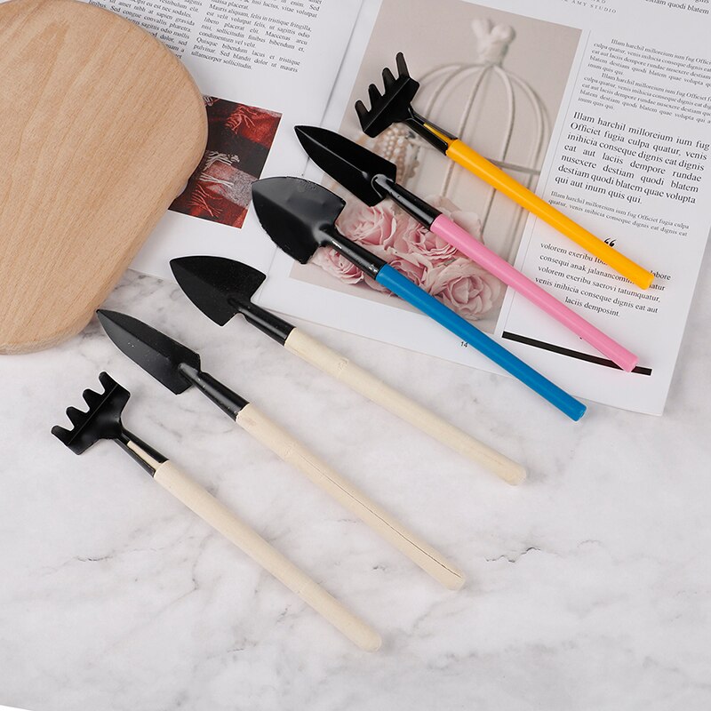 3PCs/Set Three-piece Shovel Rake Planting Tools Co... – Grandado