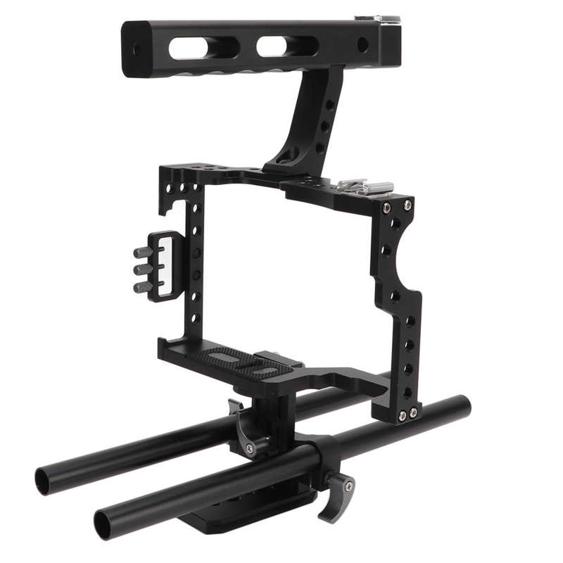 Aluminum Camera Cage Rig with Top Handle for Sony ... – Vicedeal