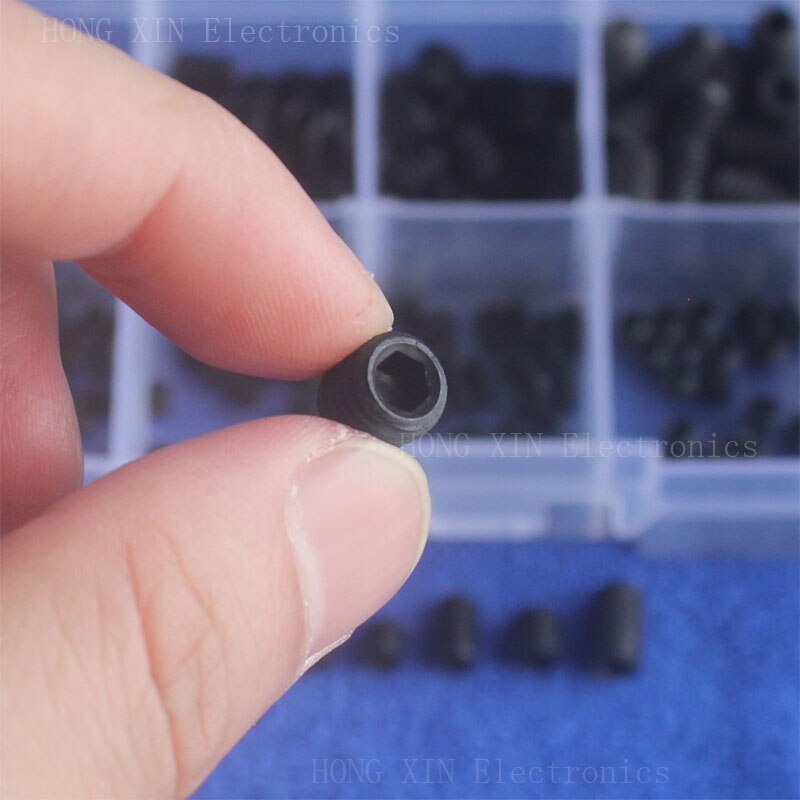 250Pcs M3/M4/M5/M6/M8 Black PCB Iron Hex Socke Scr... – Vicedeal