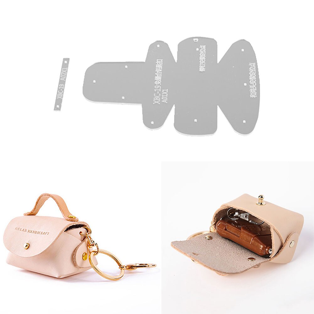 Transparent Purse Leather Craft Acrylic Wallet Bag... – Vicedeal