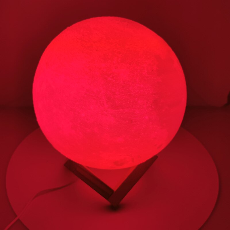 3D Print Moon Lamp Colorful Change Touch Usb Led N... – Grandado