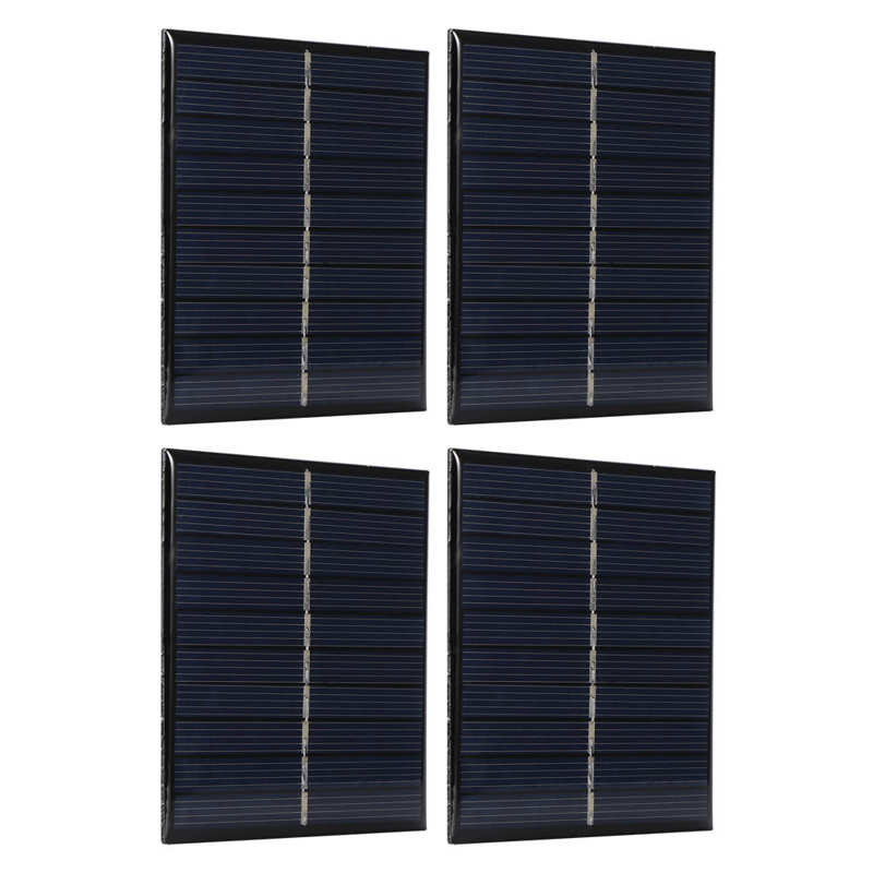Solar Panel System 4Pcs Mini 0.8W 5V Solar Panel M... – Grandado